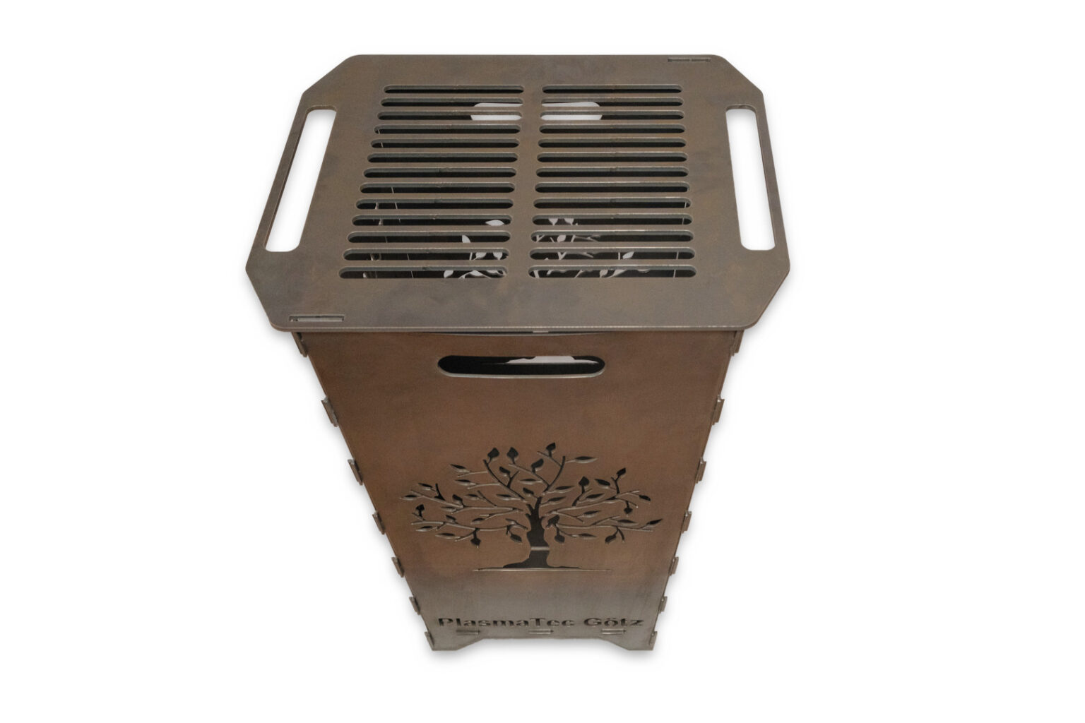 Feuerkorb / Feuertonne Motiv „Lebensbaum / Familie“ – PlasmaTec Götz